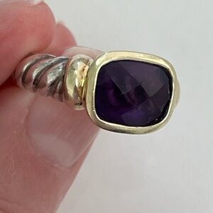 David Yurman | Accessories | David Yurman Purple Amethyst Ring | Poshmark